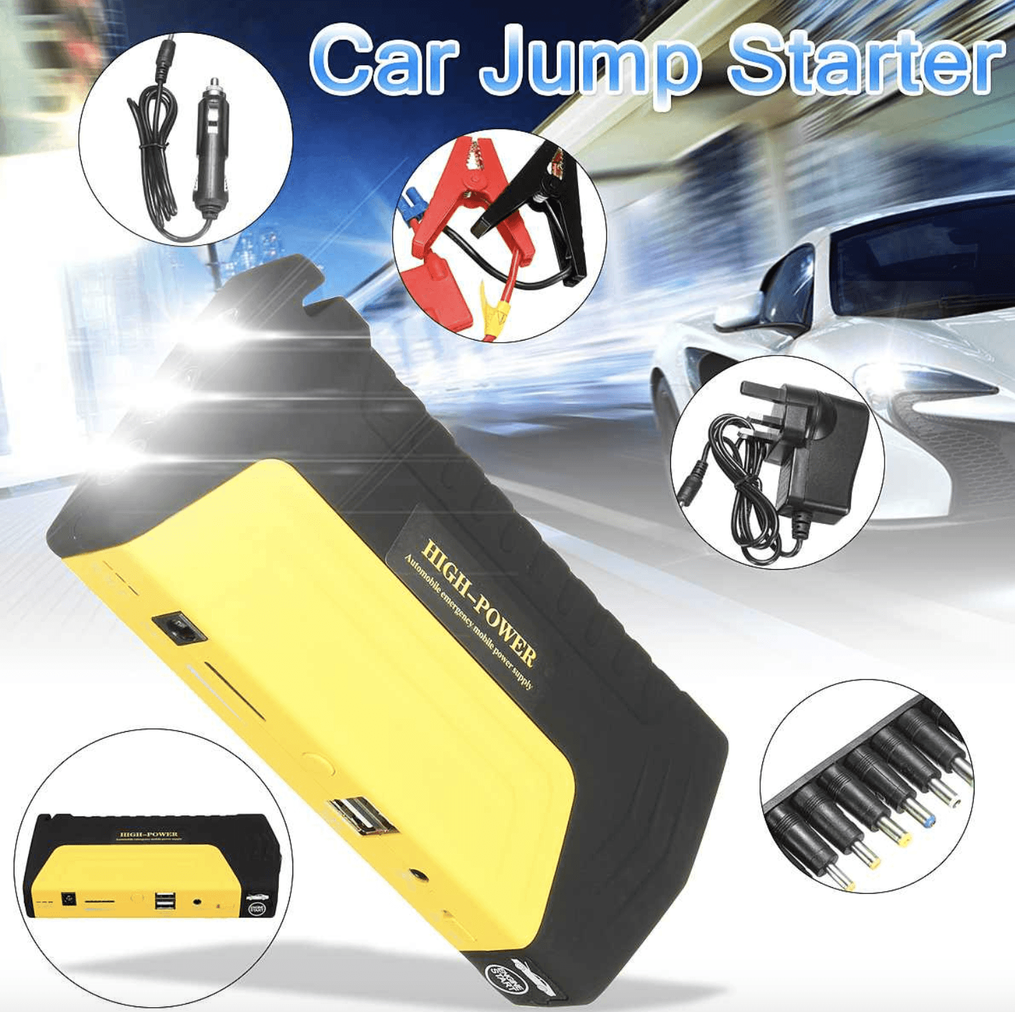 Multifunction Automative Emergency Power Supply Booster – Cozy™️