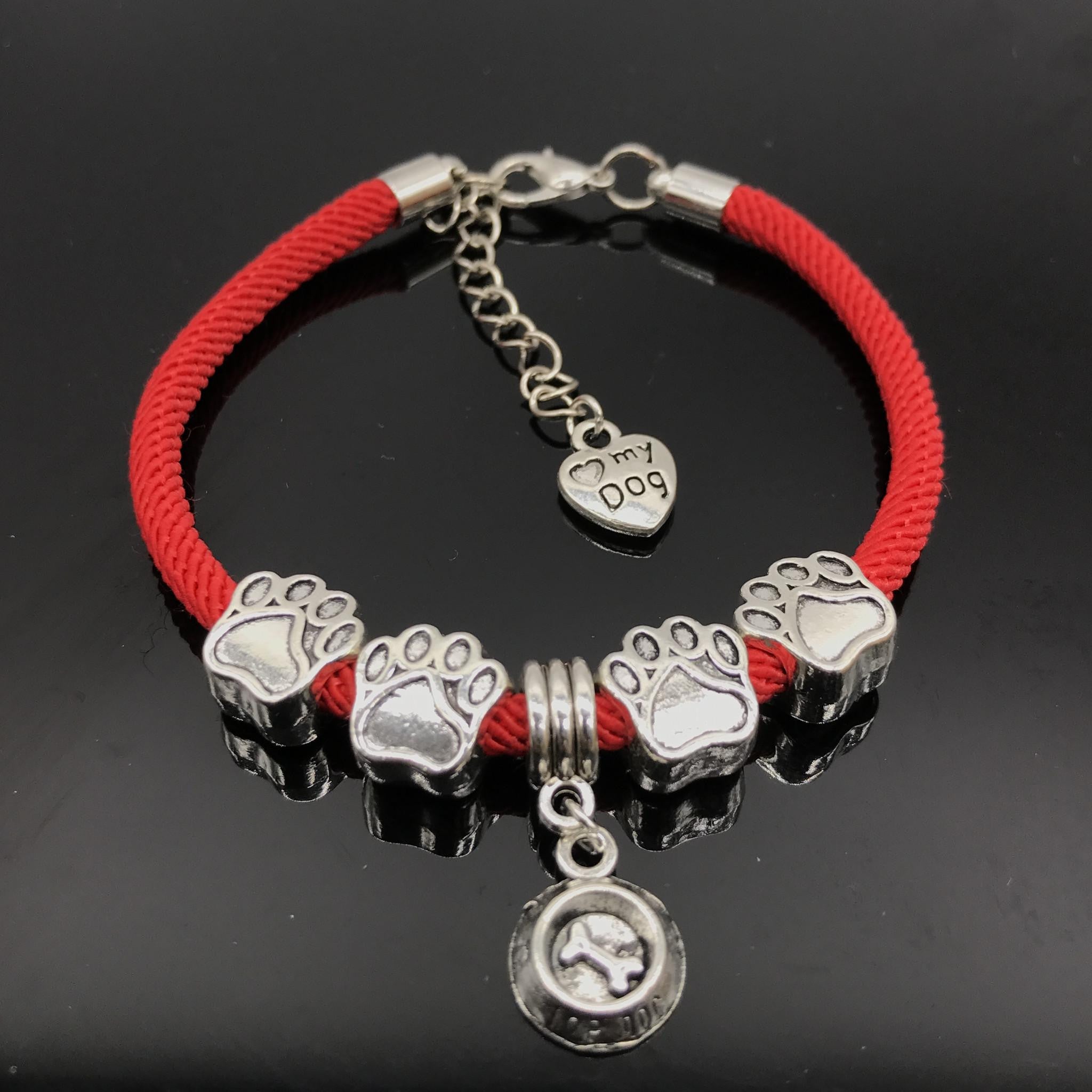 Dog Paw Charms Bracelets – Cozy™️
