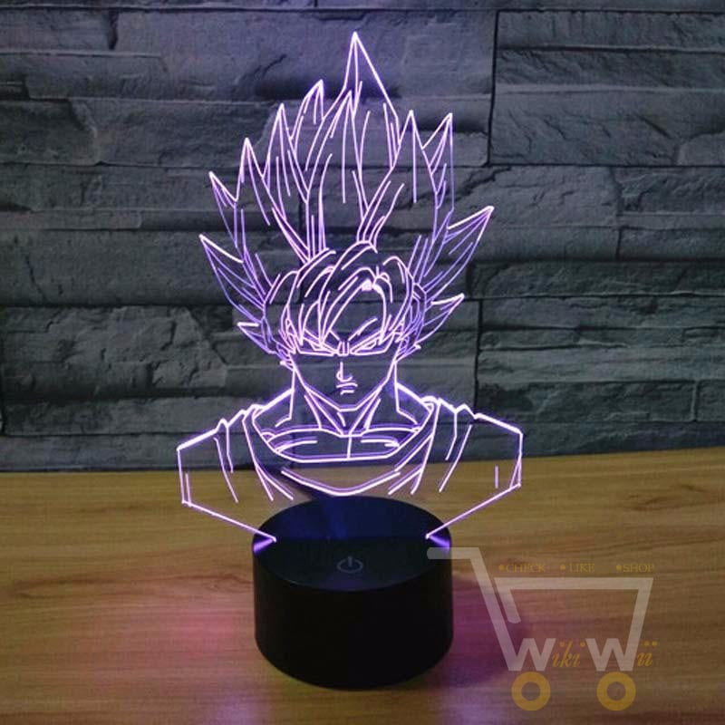 LED GOKU character LAMP- 7 COLORS CHANGEABLE – Cozy™️